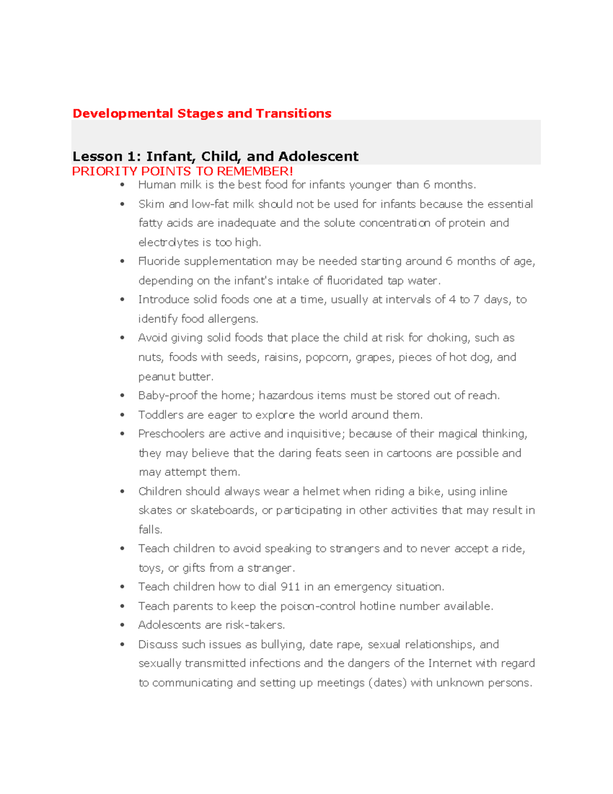 Saunders- Compass - Developmental Stages and Transitions Lesson 1 ...