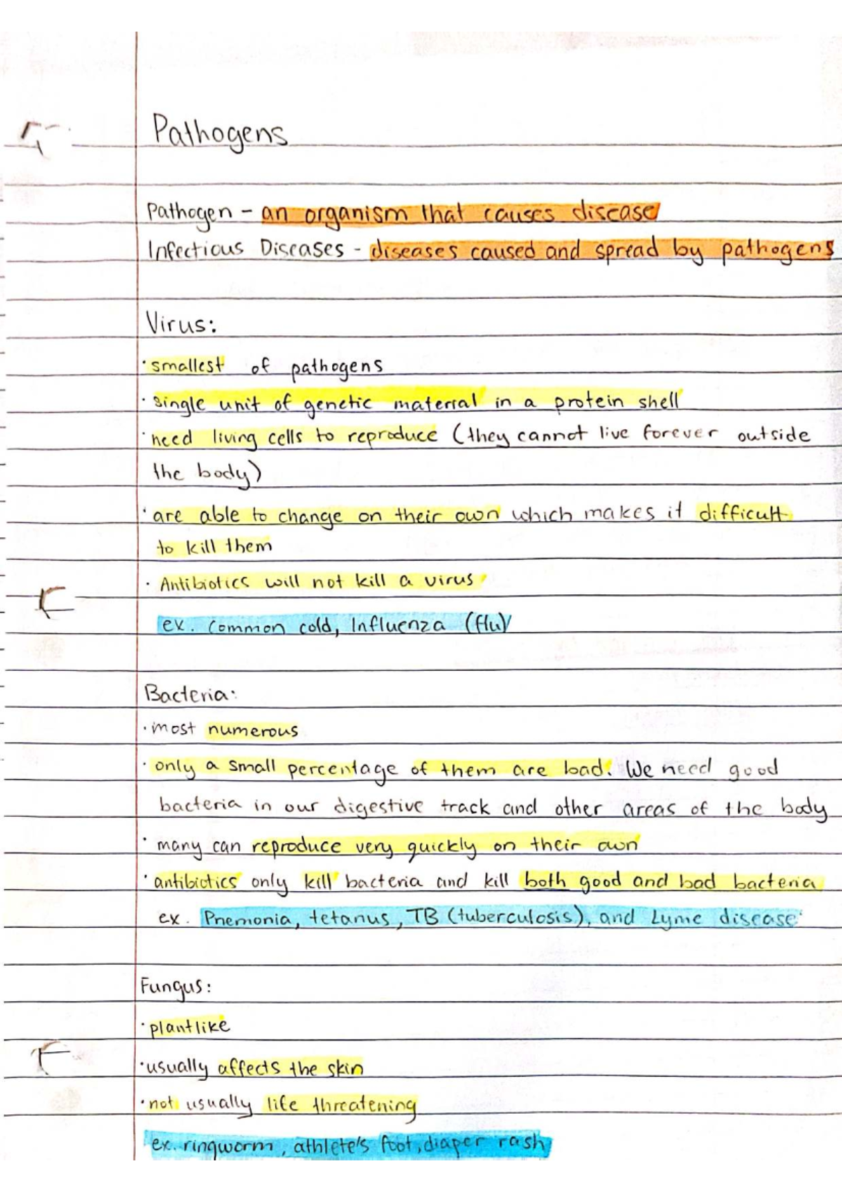 Final Exam Study Guide: Pathogens and Infectious Diseases [Course Code] - Studocu