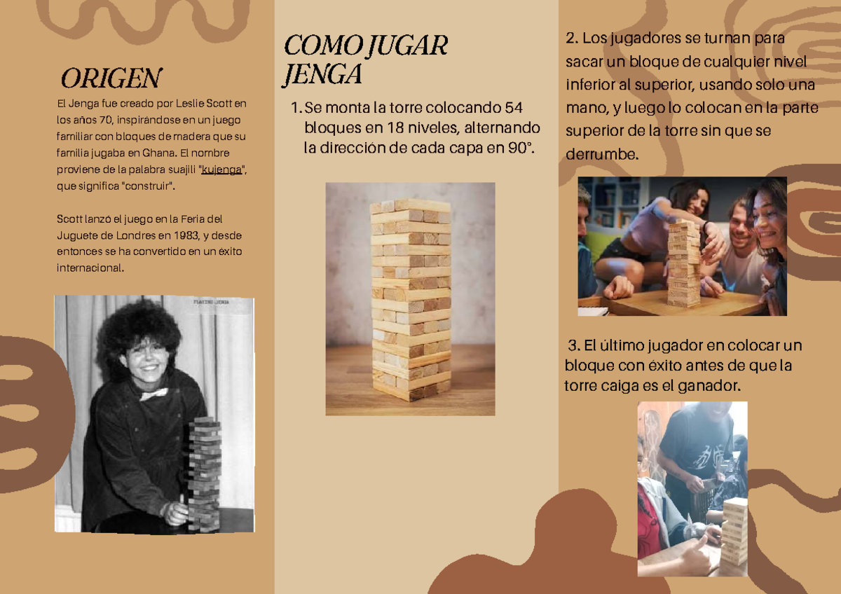 Jenga: Cómo Jugar y Su Historia - Juego de Bloques - Studocu