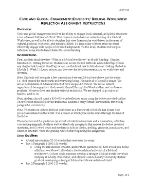 [Solved] Liberty University has adopted six foundational skills a ...