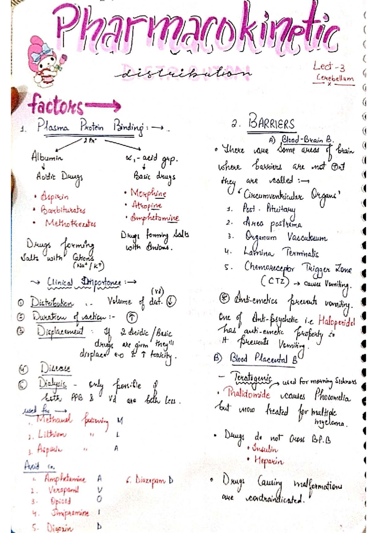 Pharmacokinetics Distribution: Factors Affecting Drug Movement - Studocu
