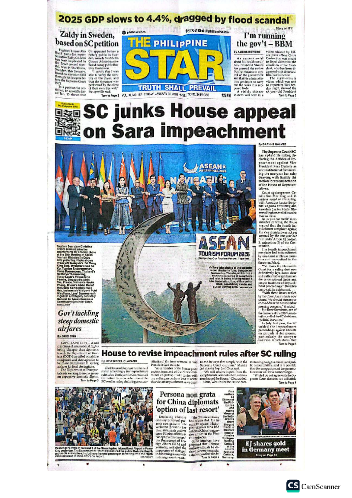 Philstar News: SC Ruling on Sara Duterte Impeachment & Marcos Health ...