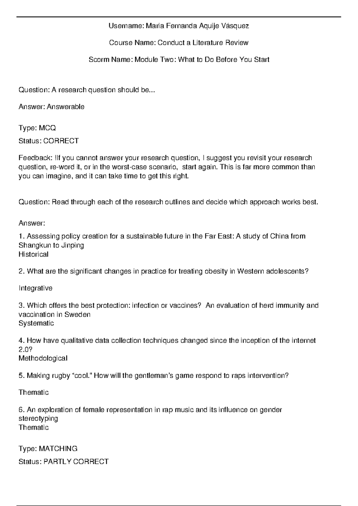 Conducting a Literature Review: Module 2 Insights (629 30144) - Studocu