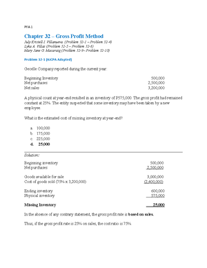 Fin Acc 4 - Handout 1B - PPE Initial Recognition (Part B) - 1 Course: FinAcc 4 Topic: Property ...