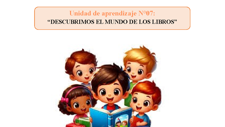 Planificación de Unidad de Aprendizaje: El Mundo de los Libros (I.E.I ...