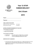 ATAR Human Bio - Grade: 12 - Western Australian Certificate of ...