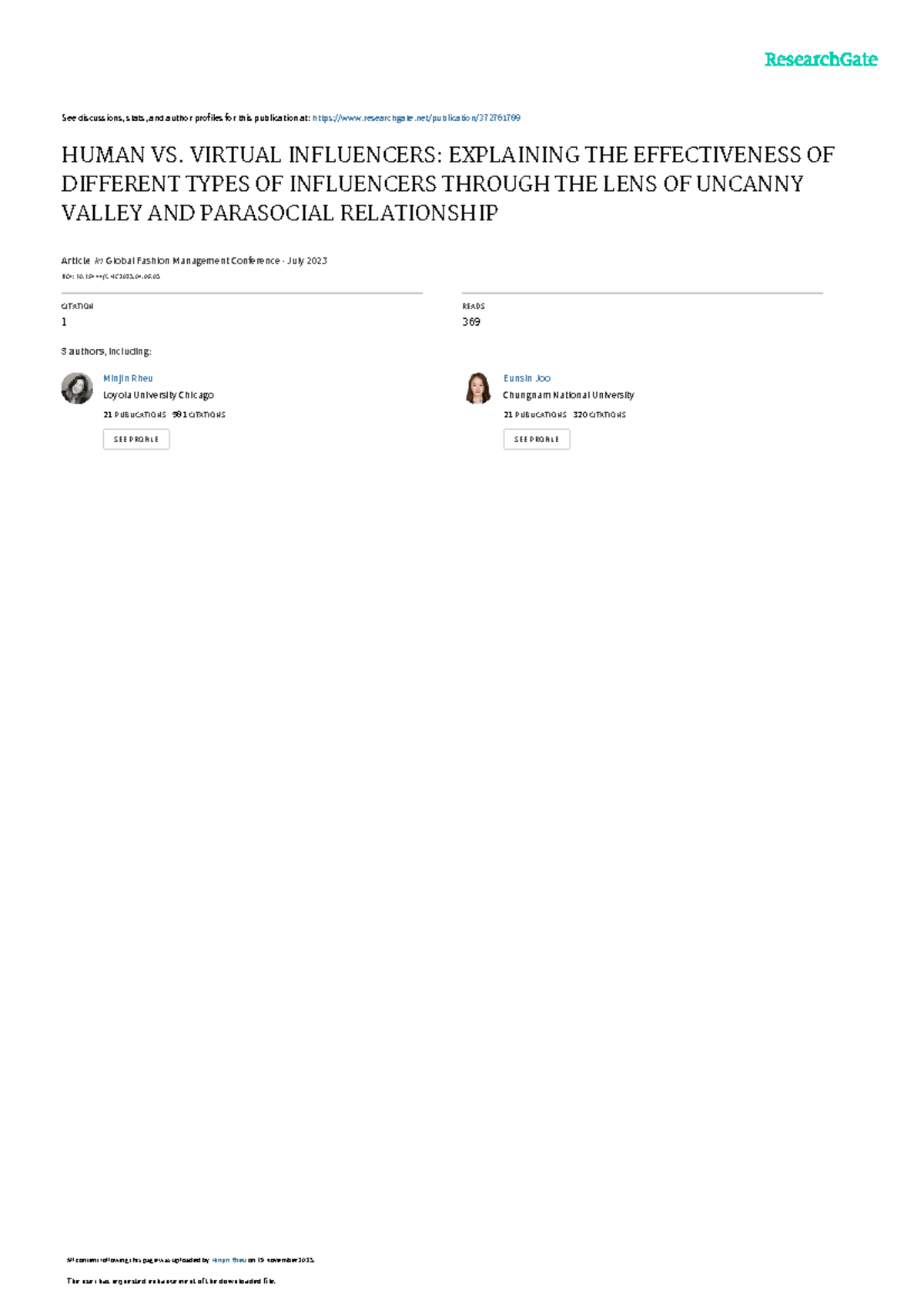 HUMAN VS. VIRTUAL INFLUENCERS: EFFECTIVENESS & UNCANNY VALLEY Insights ...