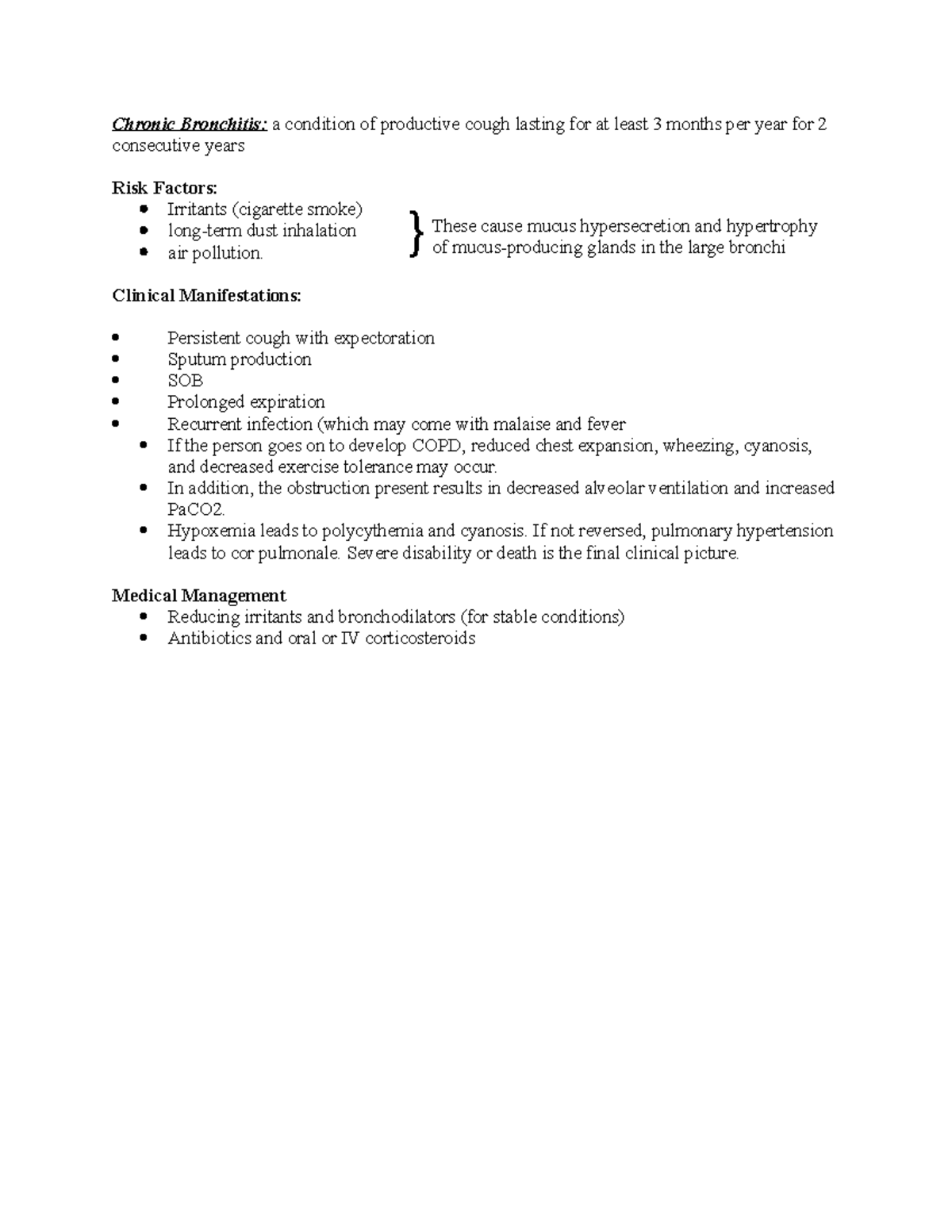 Chronic Bronchitis Overview: Symptoms, Risk Factors, and Management ...