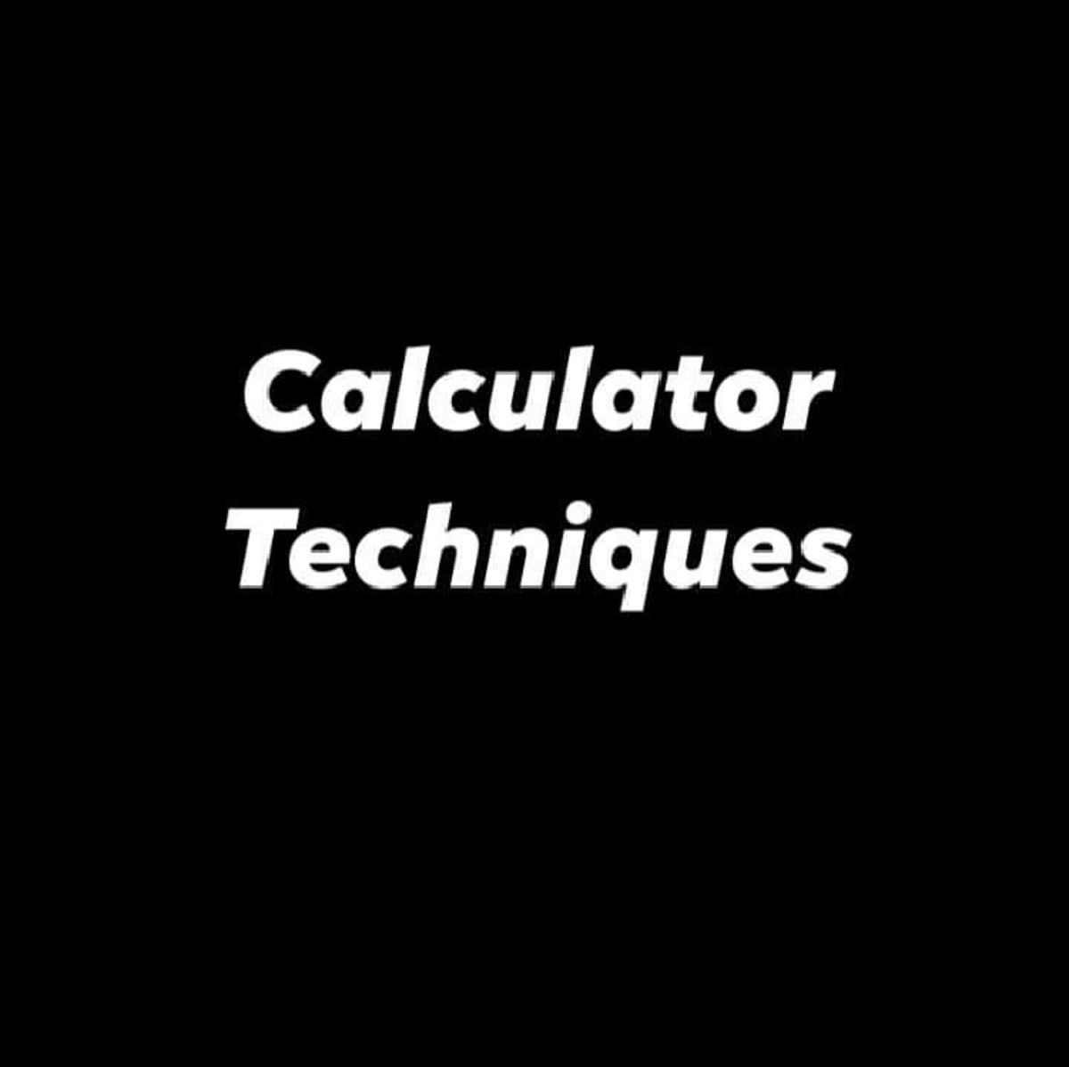 Calculator Techniques for COLLEGE & ADVANCED ALGEBRA Problems - Studocu