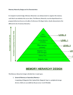 COA - UNIT - I: Functional blocks of a computer: CPU, memory, input ...