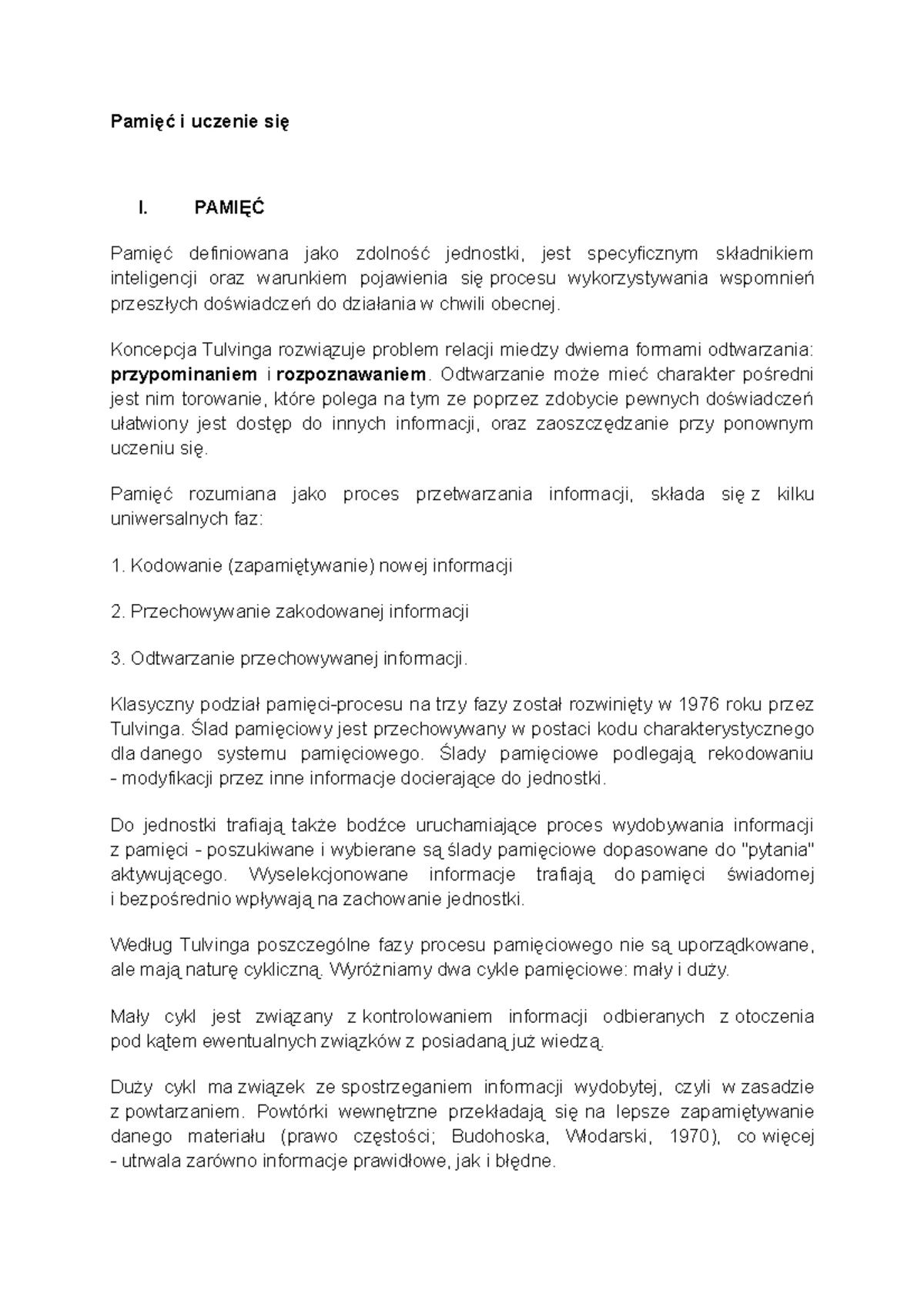 Teoria społecznego uczenia się Bandury: Kluczowe procesy i modele - Studocu
