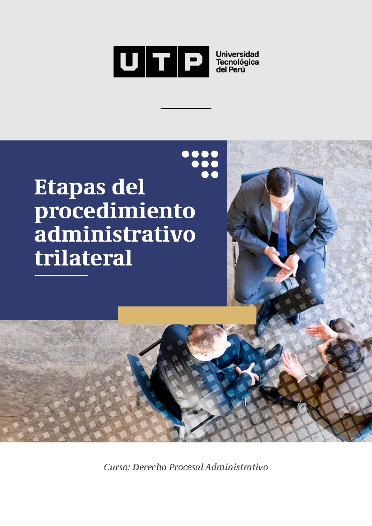 Etapas del Procedimiento Administrativo Trilateral - Semana 10 PDF - Studocu