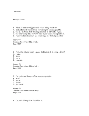Chapter 15 - questions - Chapter 15 Multiple Choice The three major ...