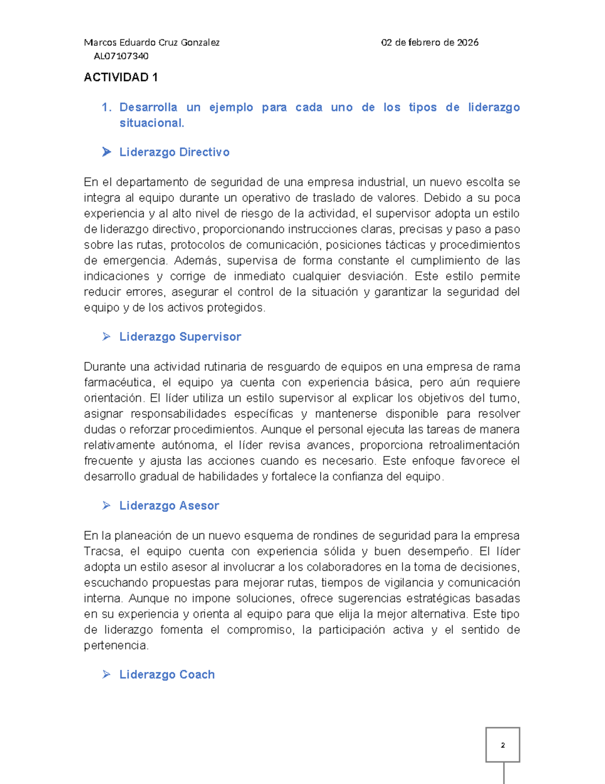 Estudio sobre Liderazgo Situacional y Establecimiento de Metas ...