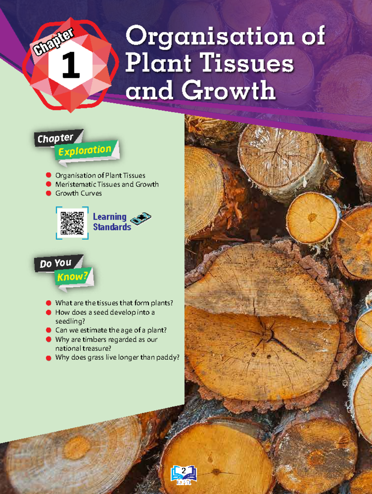 Biology chapter 1: Organisation of plant tissues and growth - Studocu