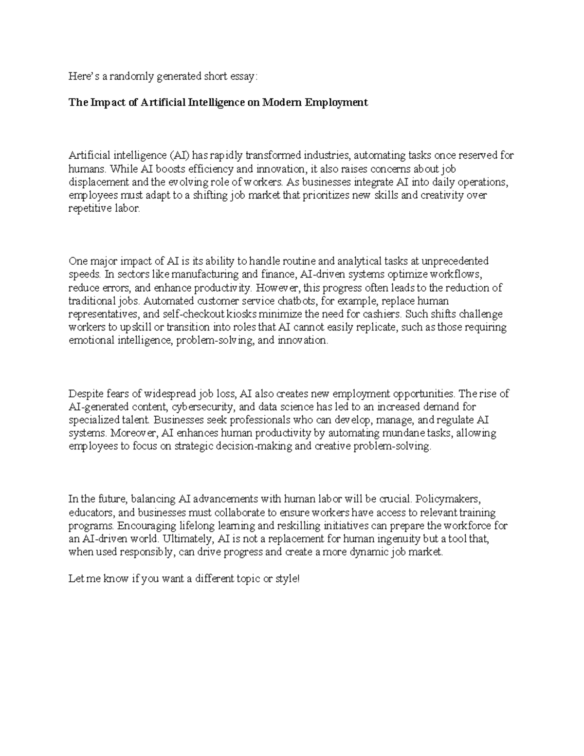 Ai modern employment - this is the ai moment ye when - Here’s a ...
