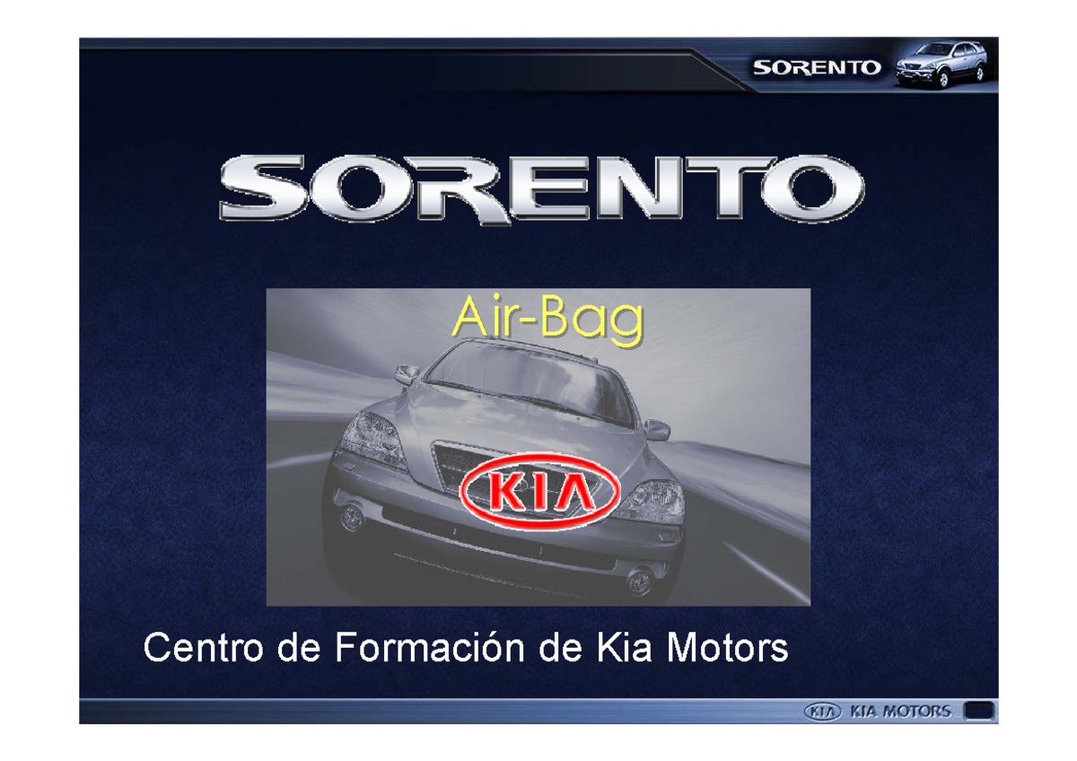 AIR BAG Components Overview - Taller Document - Studocu