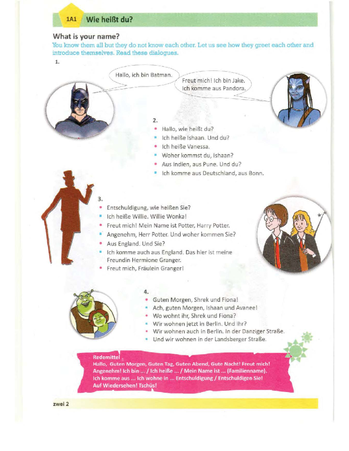 1A1 German Greetings and Introductions - Grade 8 Chapter 1 - Studocu