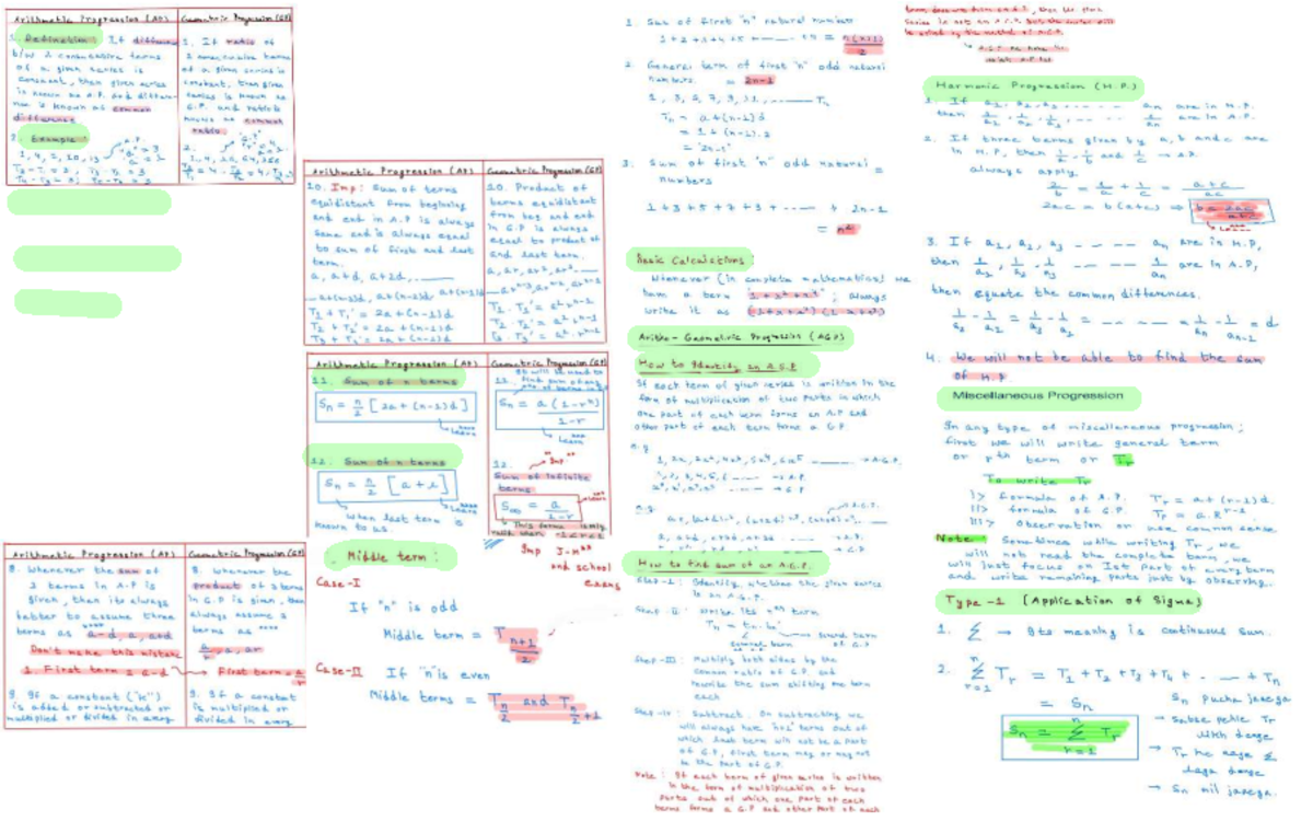 Arithmetic Progression (AP) and Geometric Progression (GP) Overview ...