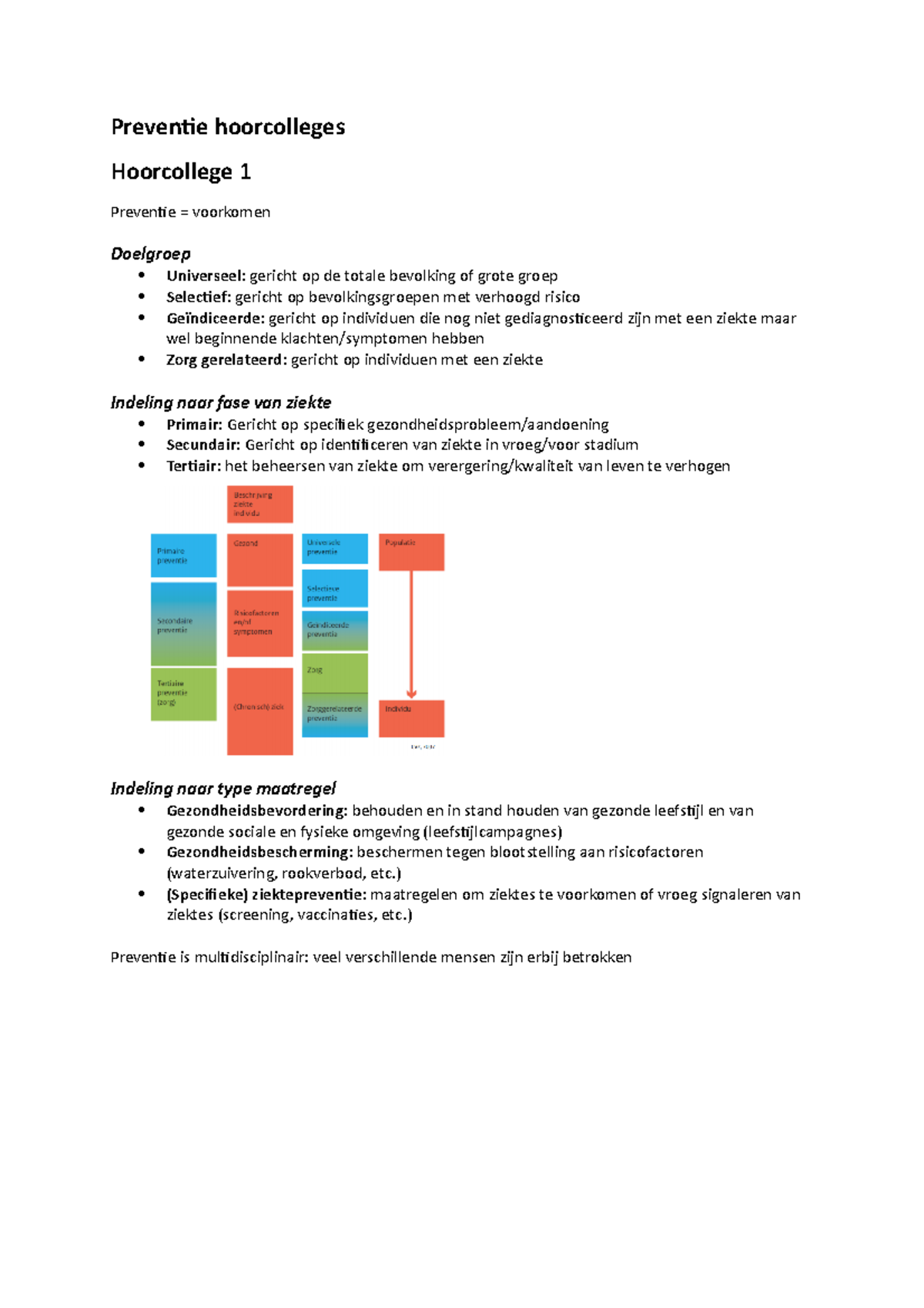 Preventie Hoorcolleges: Basis van Gezondheidsverschillen ...