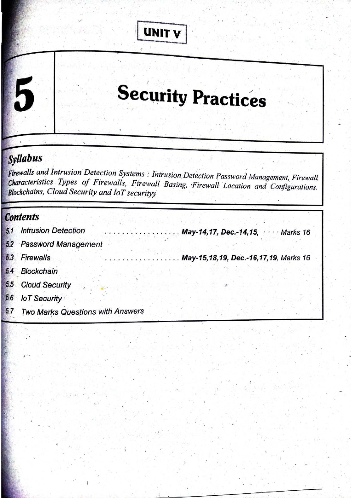 Network Security Unit 5: Security Practices on Firewalls & Intrusion Detection - Studocu