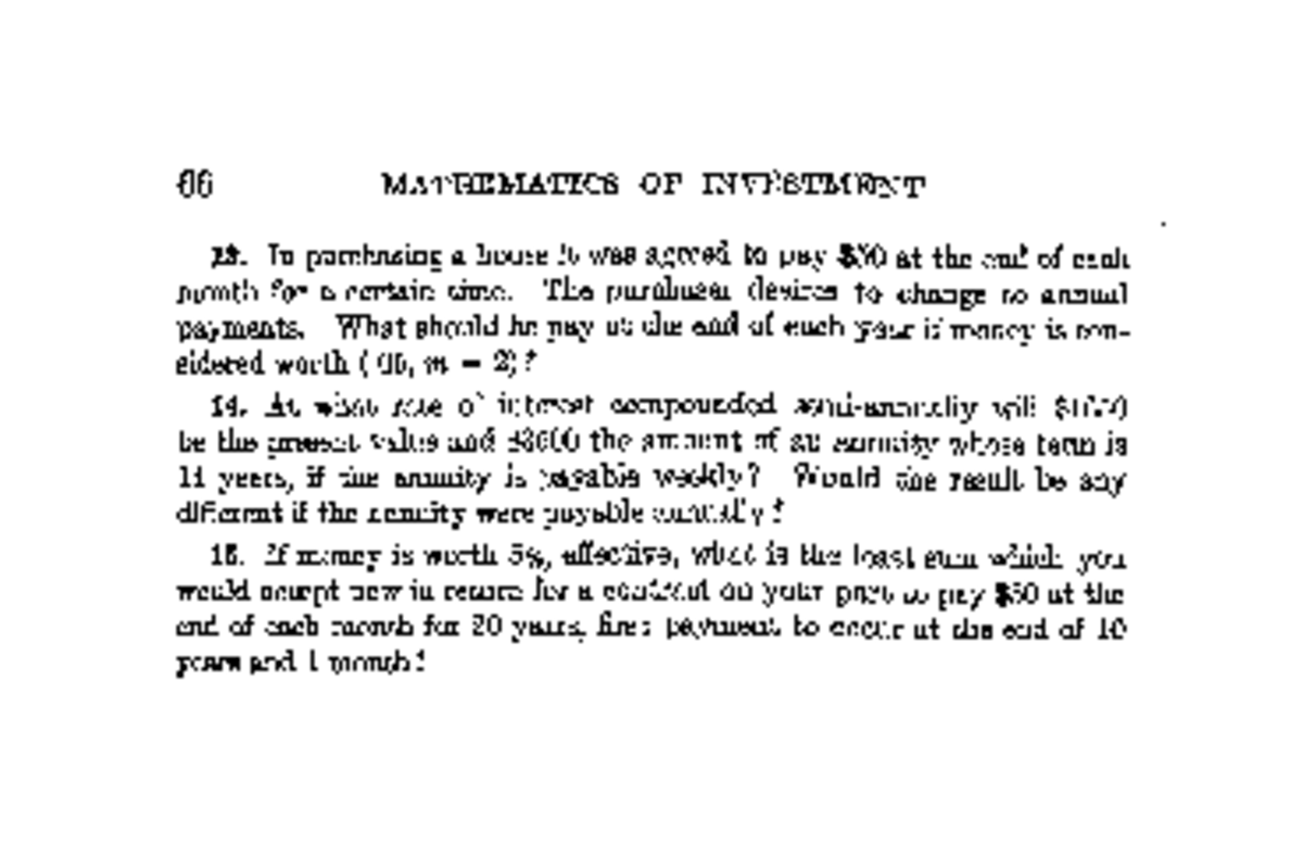 Mathematicsofinv 004275 mbp chapter 4 - 66 MATHEMATICS OF INVESTMENT 13 ...