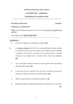 THE Notary Office - notarial practice additional notes - contents The ...