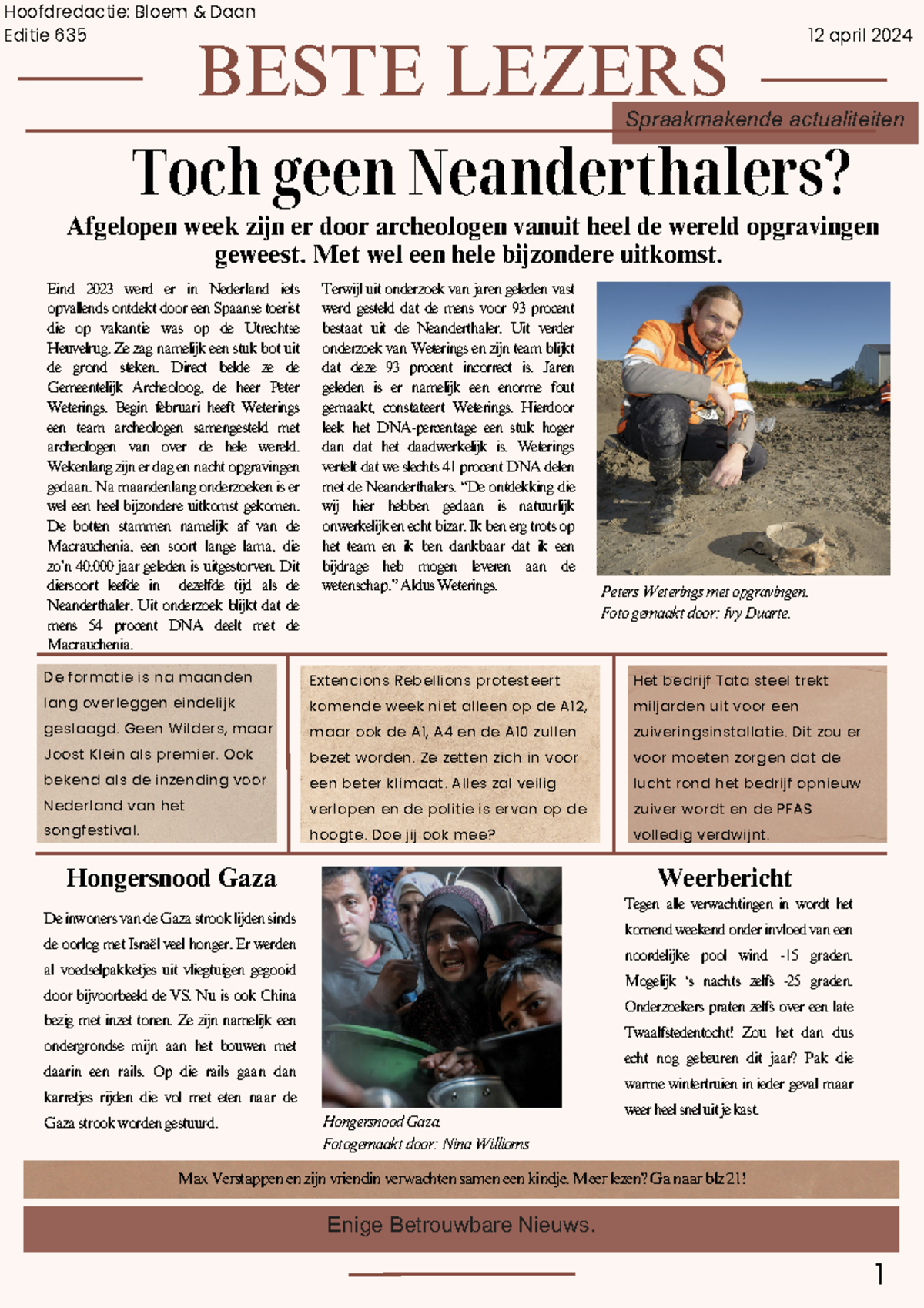 CKV Krant Editie 635: Actualiteiten en Nieuws van 12 April 2024 ...