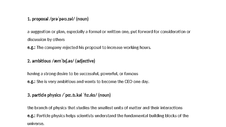 UNIT 4 - Reading: Key Terms and Concepts in Physics and Science - Studocu