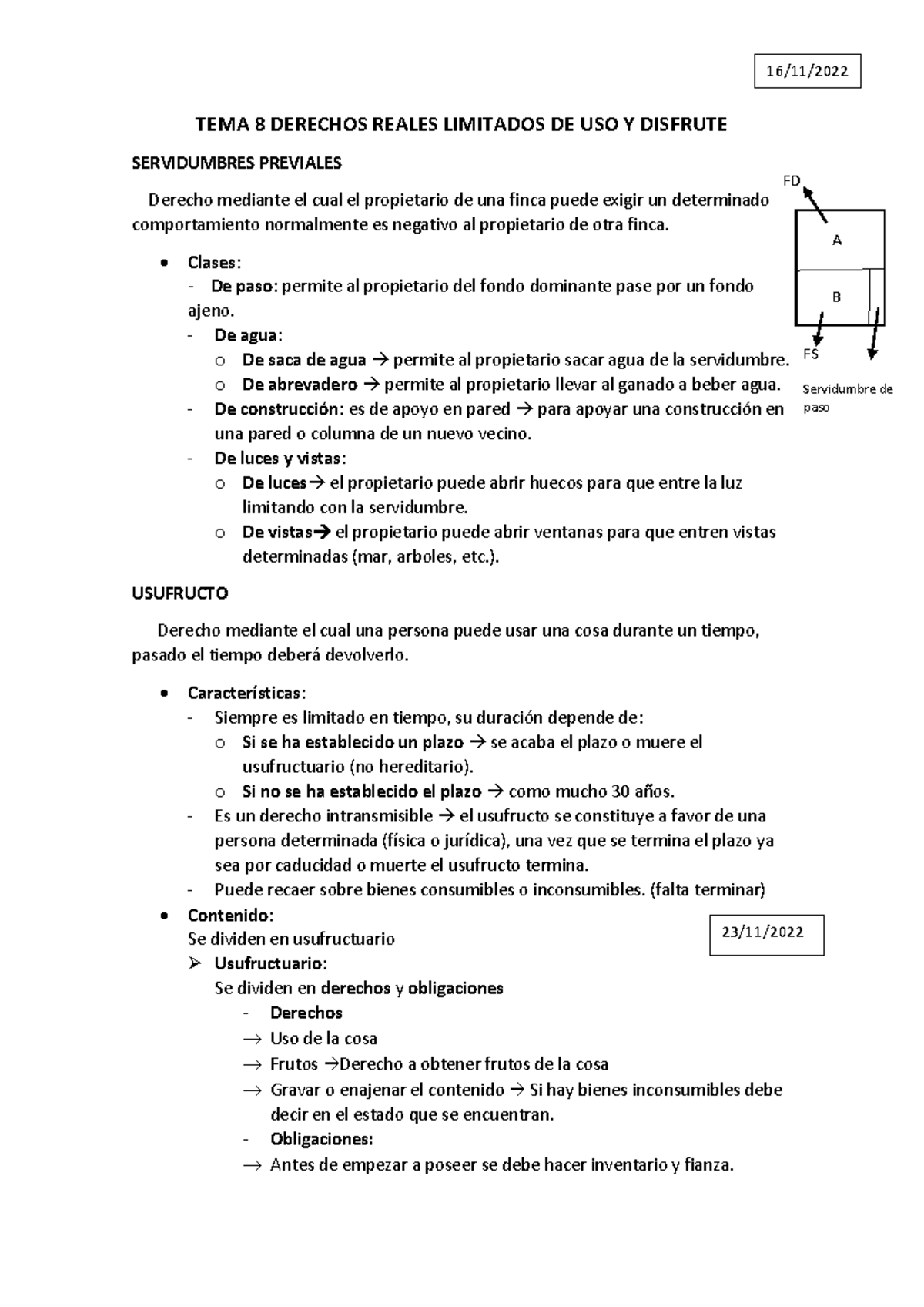 Resumen de Derechos Reales y Obligaciones - FD Derecho Romano 2 Parcial ...