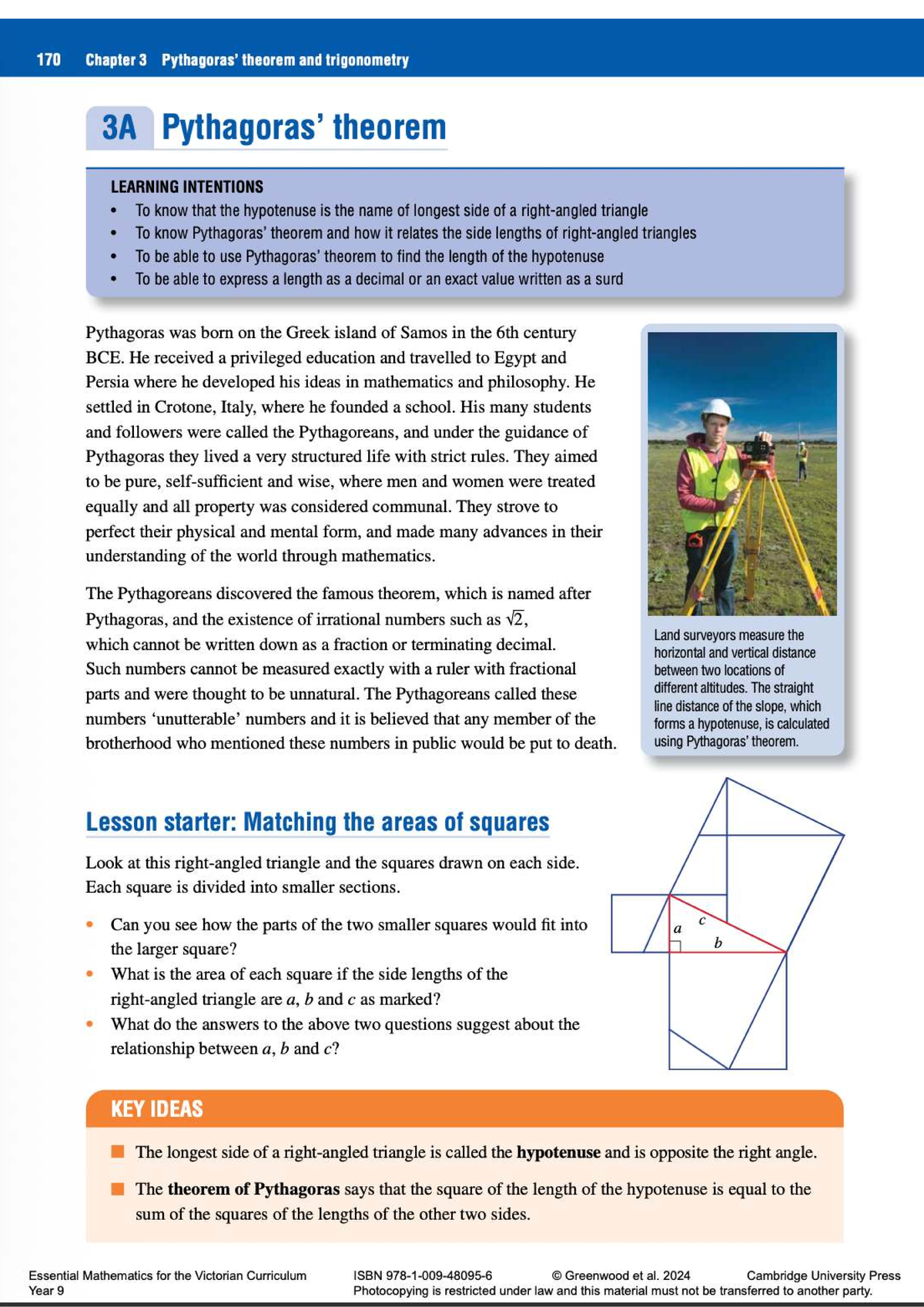 Chapter 3: Theorem and Trigonometry - Learning Intentions and Key Ideas ...