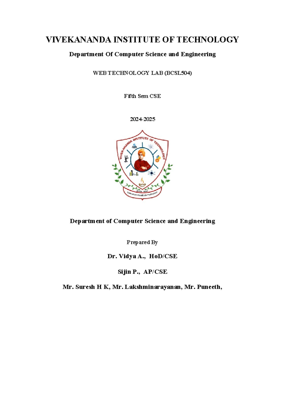 WTL-BCSL504 - Web Lab Programs for Cloud Applications (2024) - Studocu