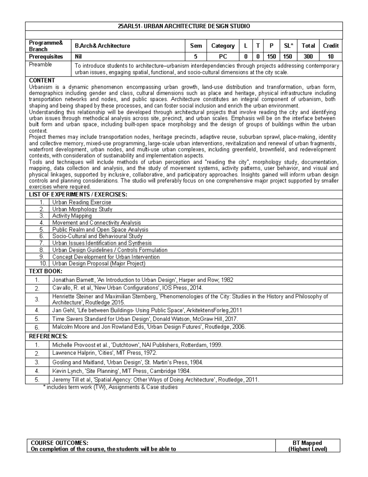 25ARL51 - Urban Architecture Design Studio Overview and Course Content ...