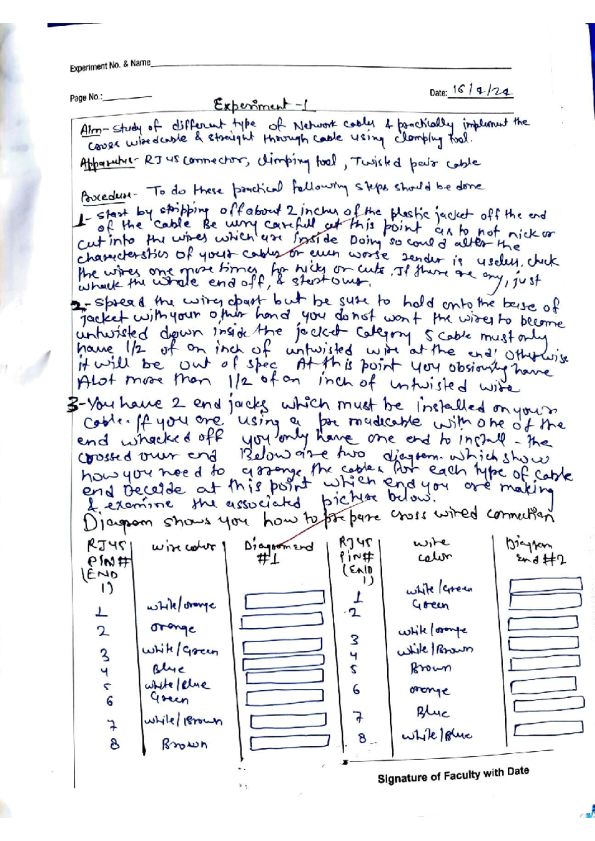 CN Lab File - Experiment Procedures and Network Connections - Studocu