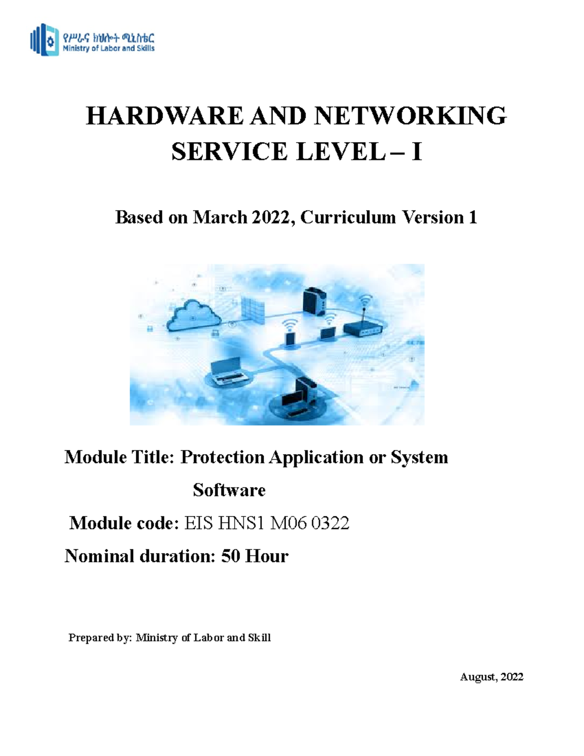 Module EIS HNS1 M06 0322: Protecting Application and System Security ...