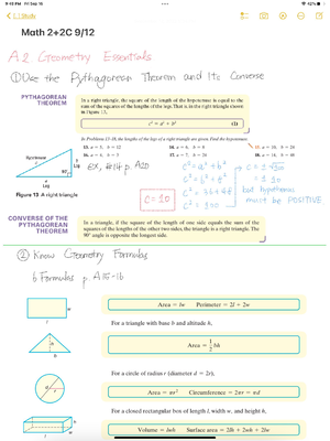 Mathematics Study Guide: Key Concepts and Techniques - done MATH 2 Exam ...