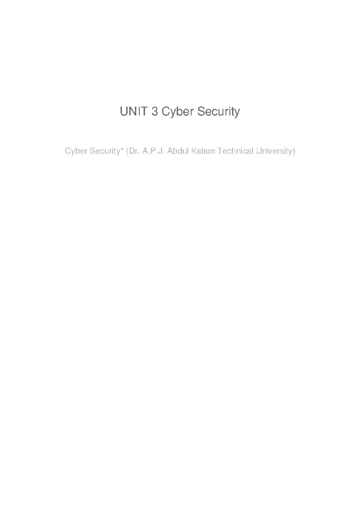 Unit 3: E-Commerce Security & Cyber Threats in KCA A01 - Studocu