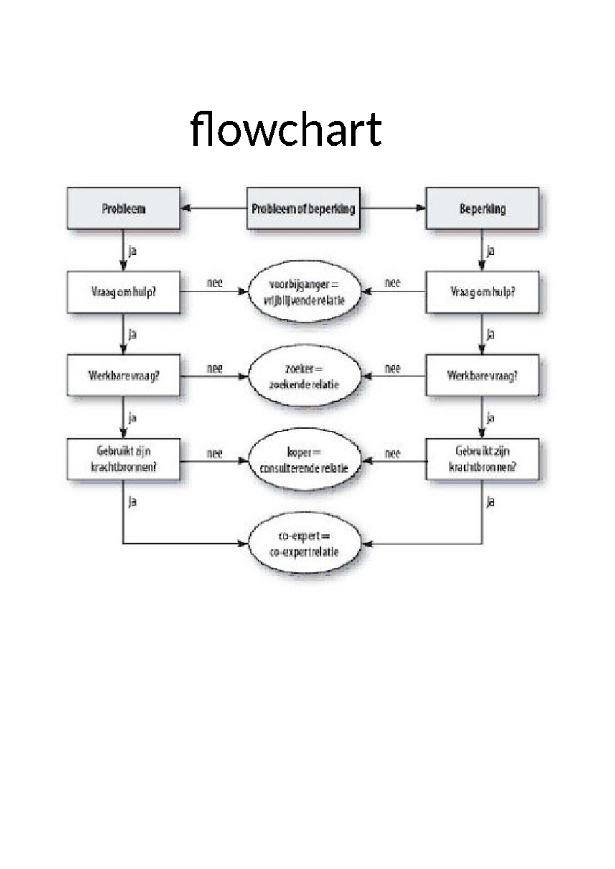 Flowchart - Training Systeemgericht Werken - flowchart Probleem ...