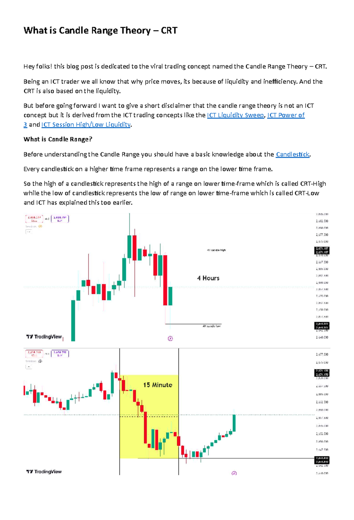 Candle Range Theory (CRT): Understanding Liquidity in Trading ...