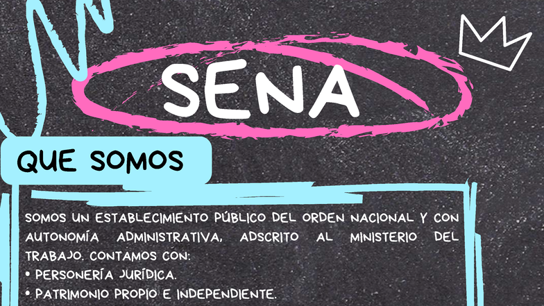 Infografía sobre el SENA: Misión y Visión 2026 - Studocu