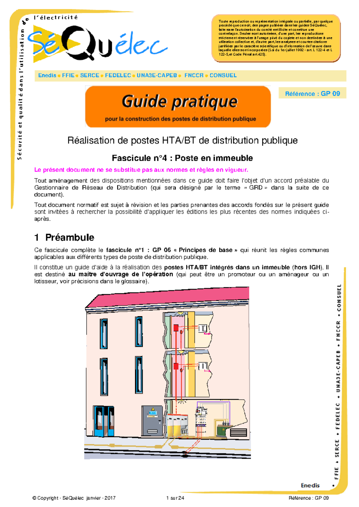 Guide SéQuelec 9 - Réalisation de Postes HTA/BT en Immeuble - Studocu