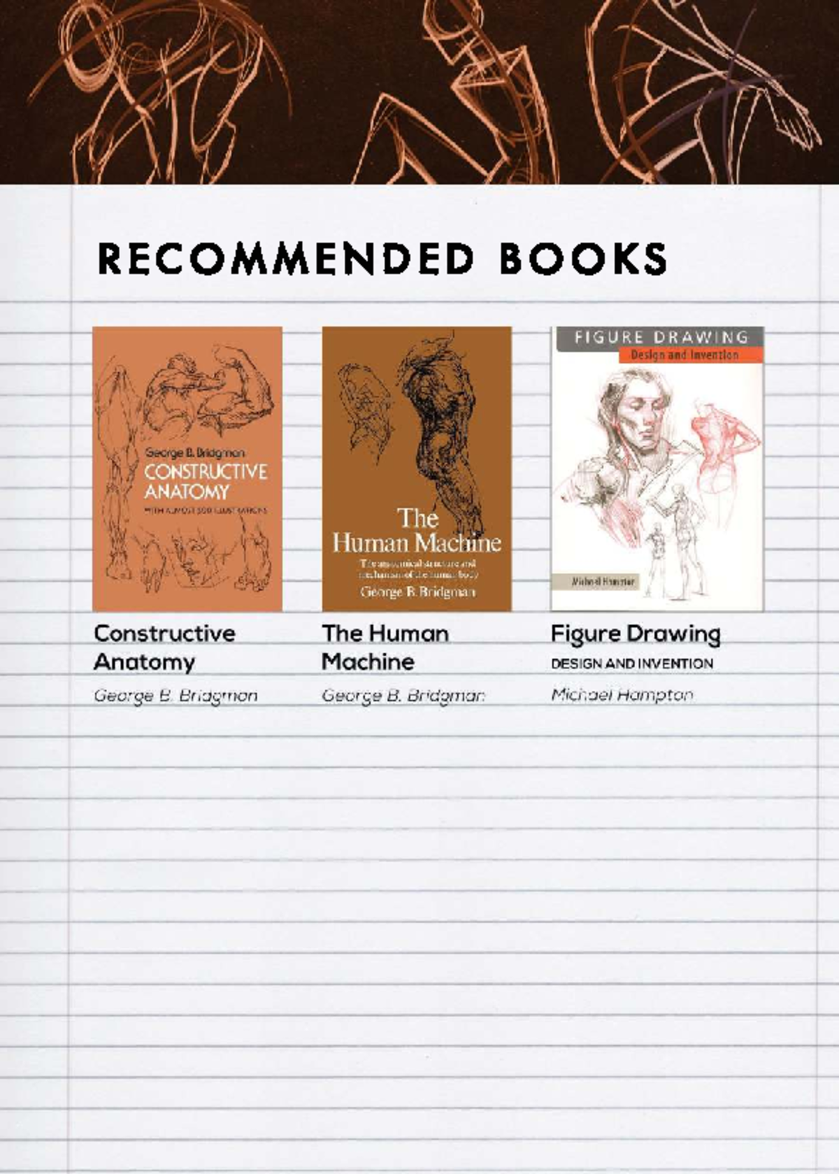 Recommended Books on Figure Drawing and Anatomy - Studocu