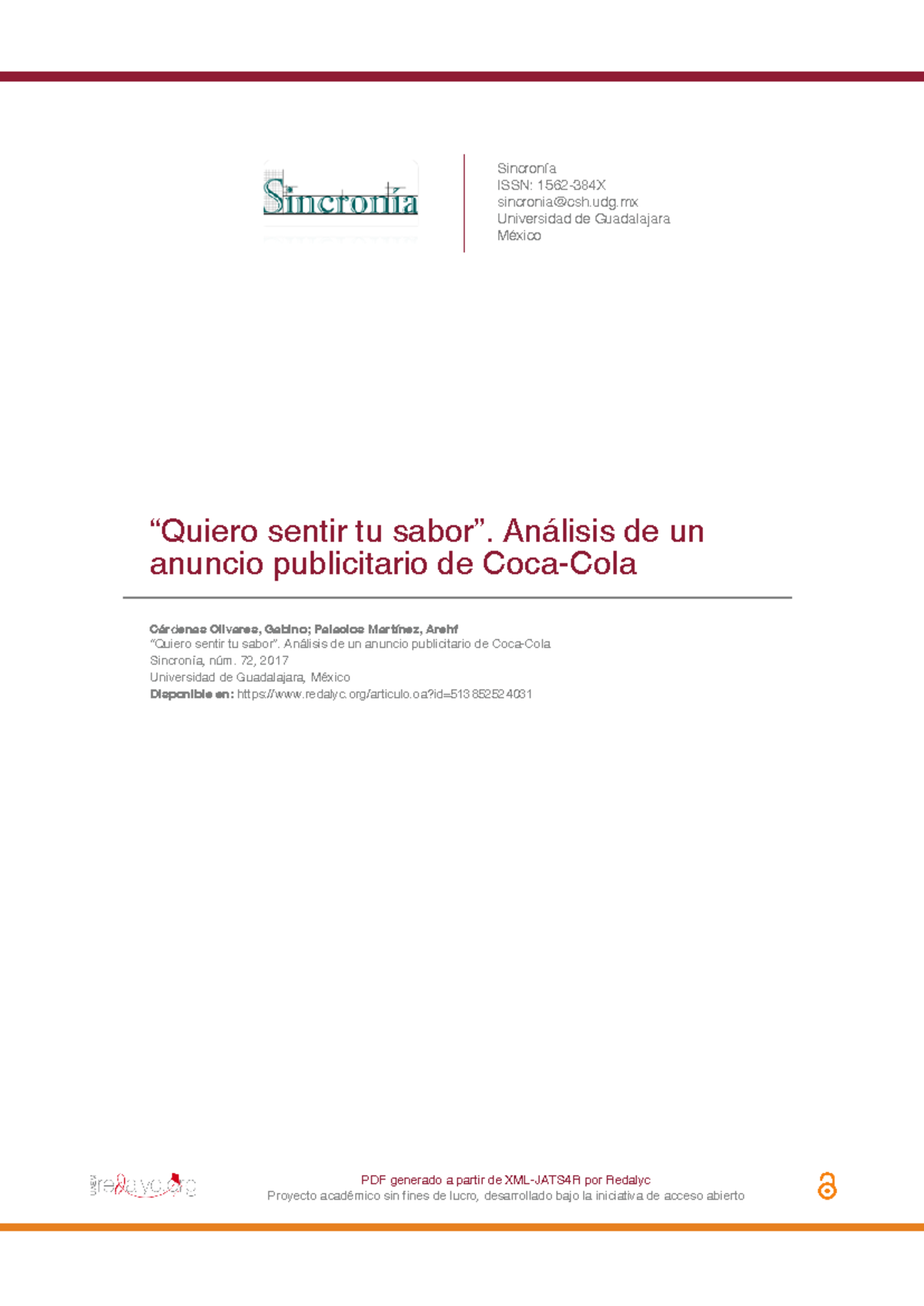 Artículo Semana 4 - Análisis de un anuncio publicitario de Coca Cola ...