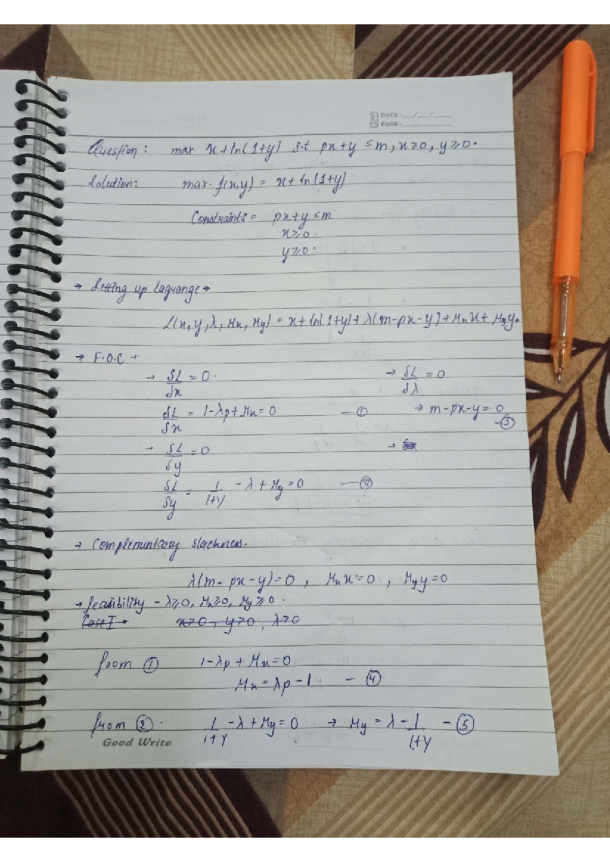 Advanced Maths Assignment - MME: Lagrange Multipliers & Solutions - Studocu
