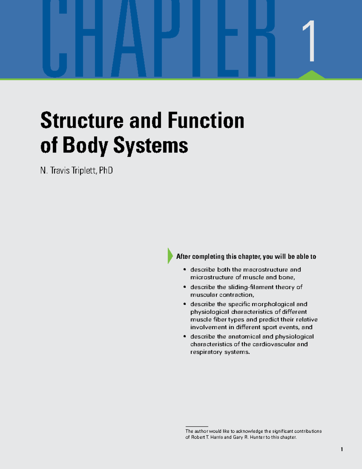 CHAPTER 1 Structure and Function of Body Systems in NSCA Essentials of ...