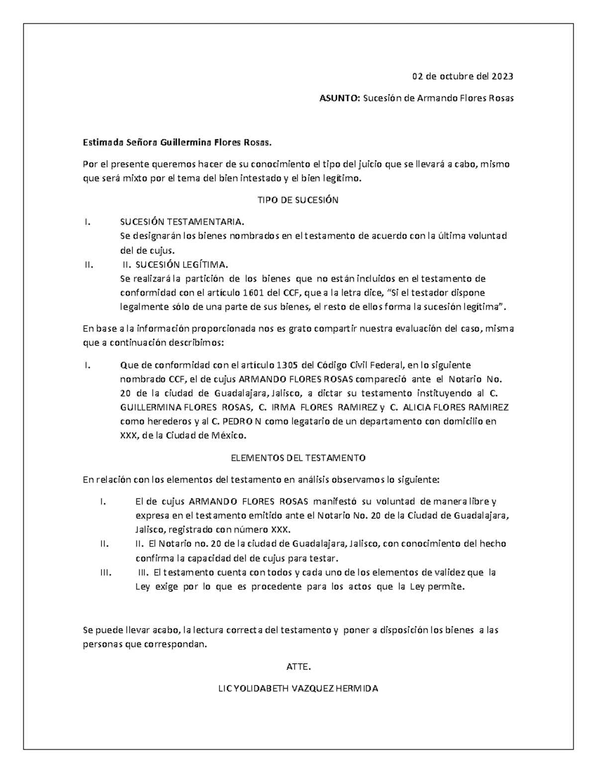 Cuadro Comparativo: Sucesión Legítima, Testamentaria y Mixta en Derecho ...