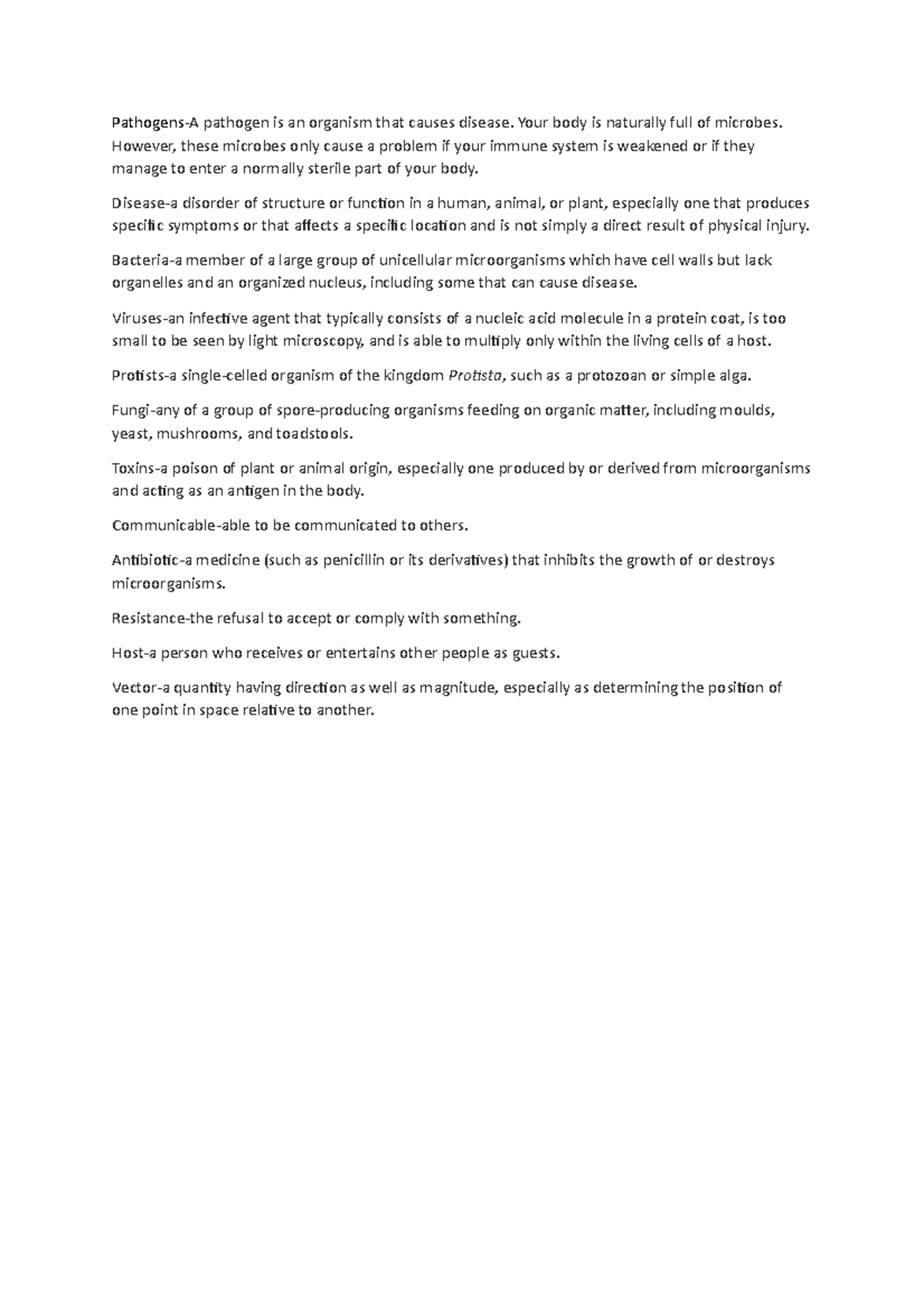Pathogens - Pathogens-A pathogen is an organism that causes disease ...