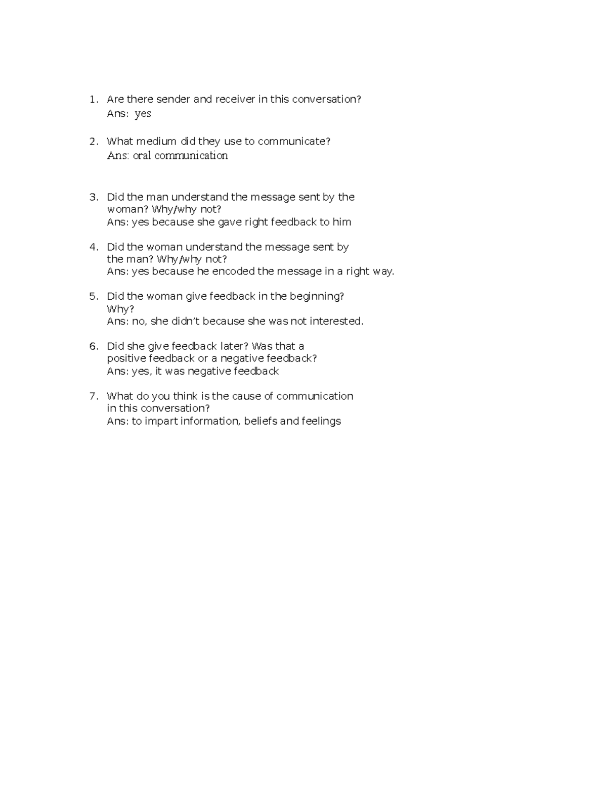 Week 2 - Communication Analysis Answers - Studocu