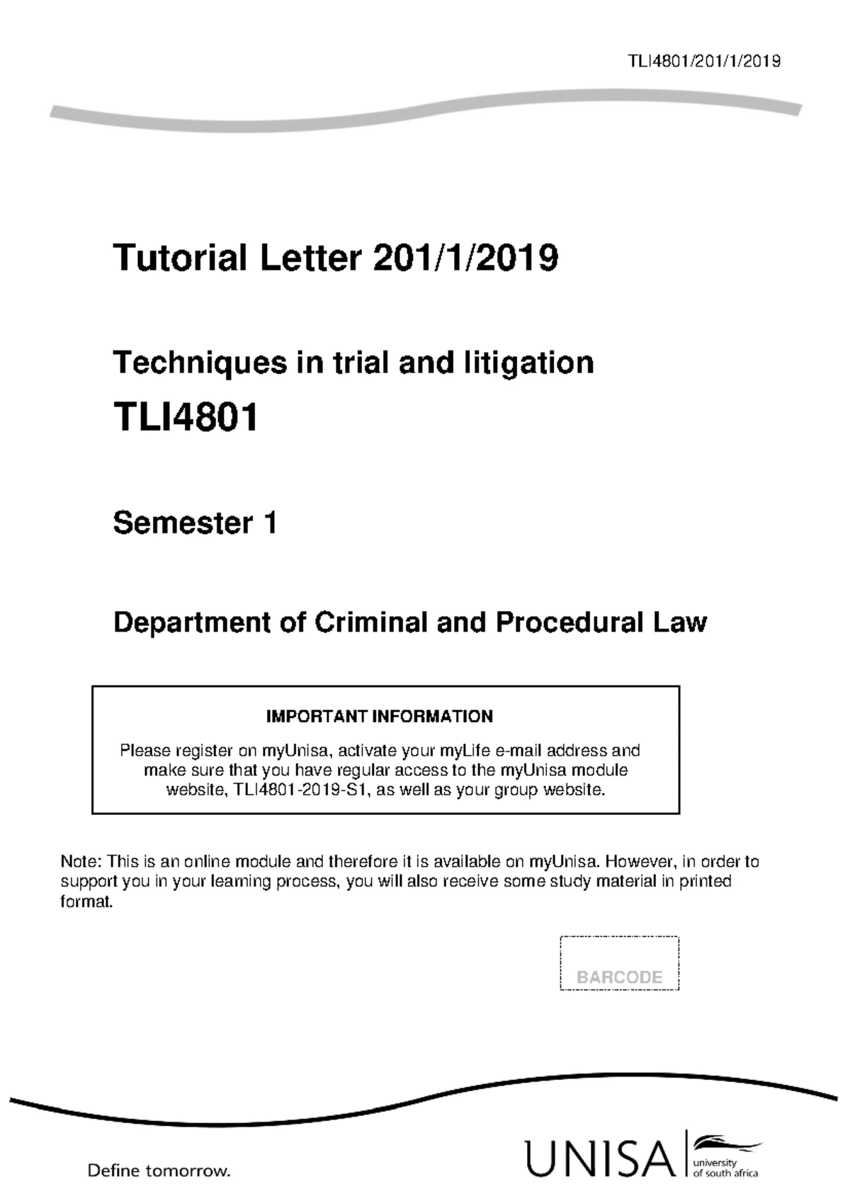 Notice of Removal from the roll - IN THE HIGH COURT OF SOUTH AFRICA ...