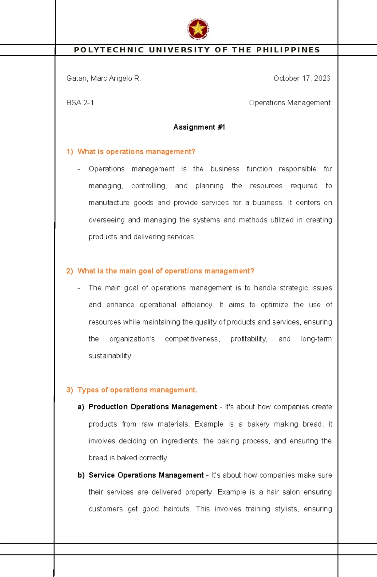 ABM111 25-26 Business Math: Lesson 1 on Fundamental Operations - Studocu